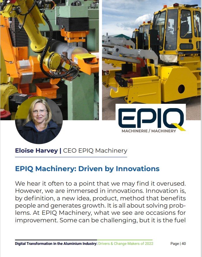 Digital Transformation in the Aluminium Industry - Epiq Machinery | Driven by Innovations : EPIQ ...